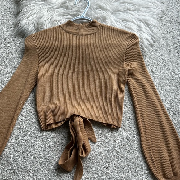 Tops | Open Back Turtle Neck | Poshmark